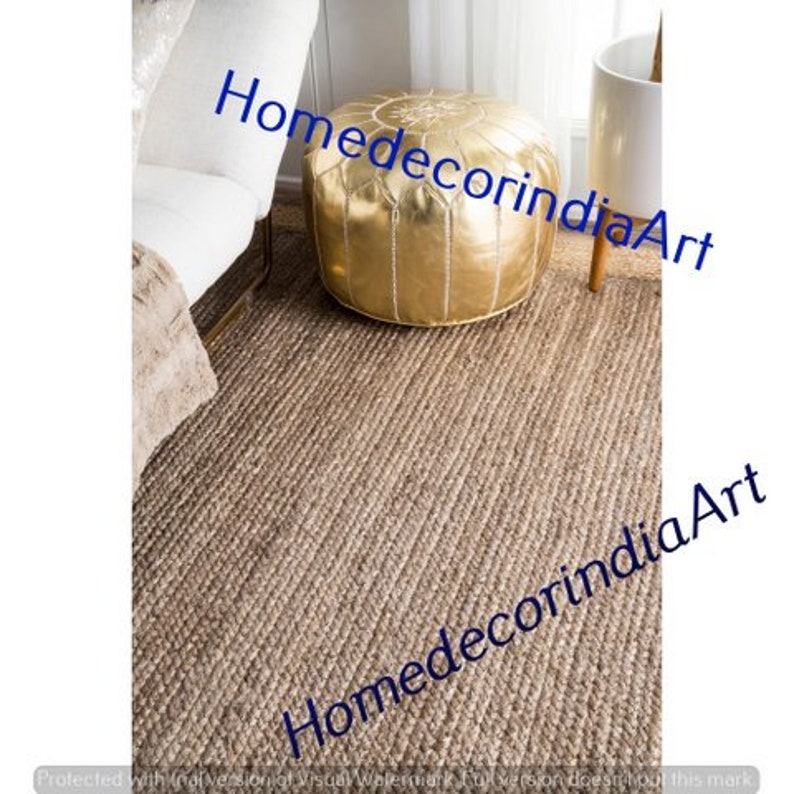 Jute Rug Rag Natural Rug Jute Handwoven Rug Jute Rug Vegetal - Etsy