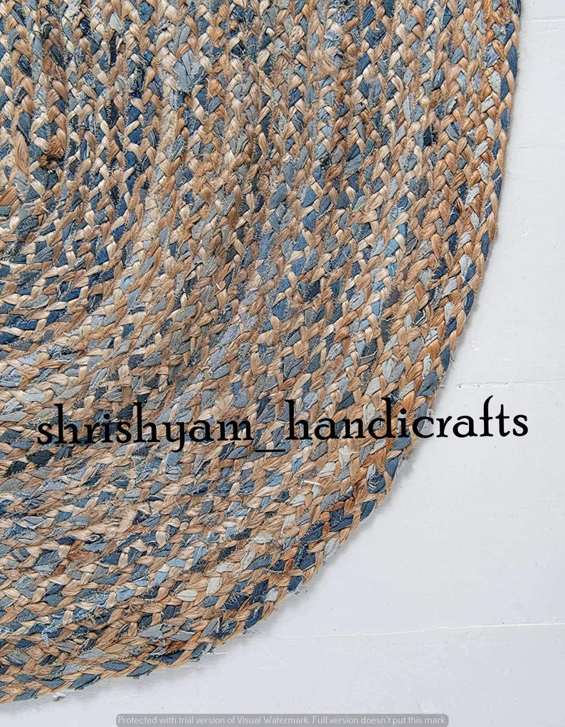 RUG Braided Oval Rug Meditation Mat Mandala Rug Bohemian - Etsy