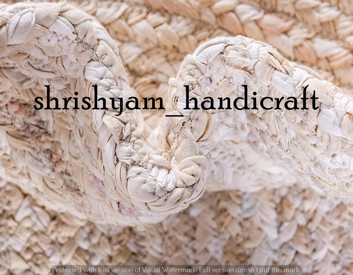 Recycled Chindi Rug Oval Shape Braided Rag Rug Soft Chindi - Etsy