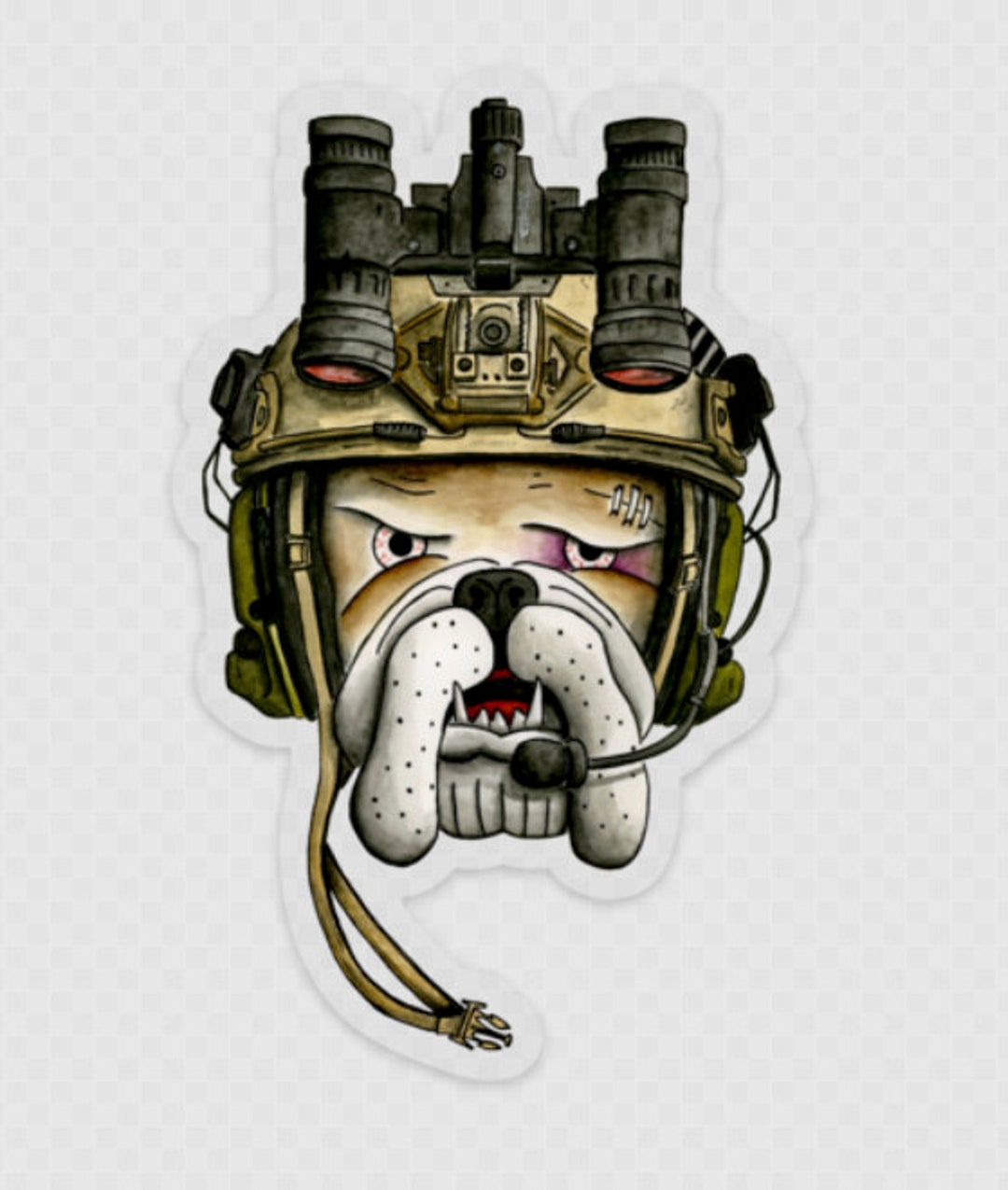 Devil Dog Collection Recon Clear Sticker, Military, Service Members ...
