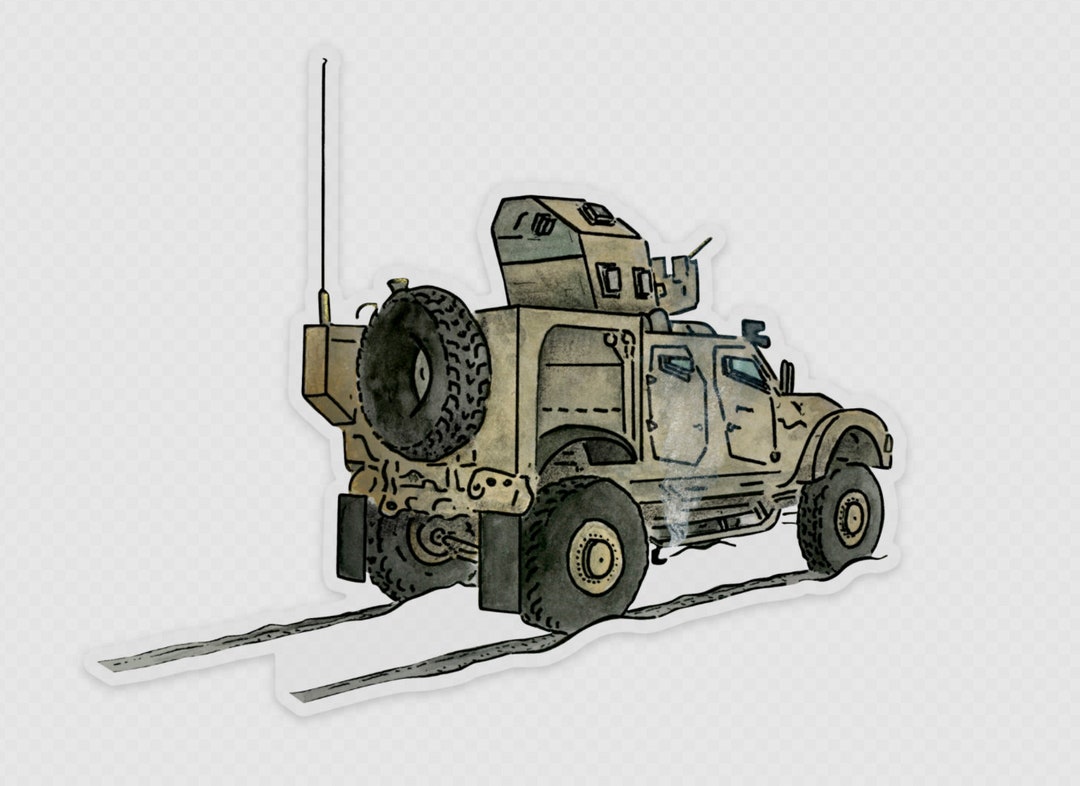 MATV Clear Sticker, Military, Marines, MATV, Afghanistan, Military ...