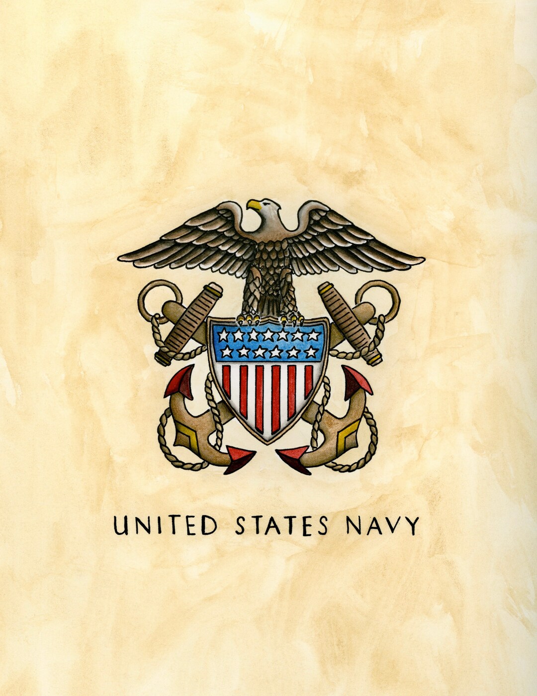 The United States Navy Print, Military, Sailors, Navy, Service Members ...