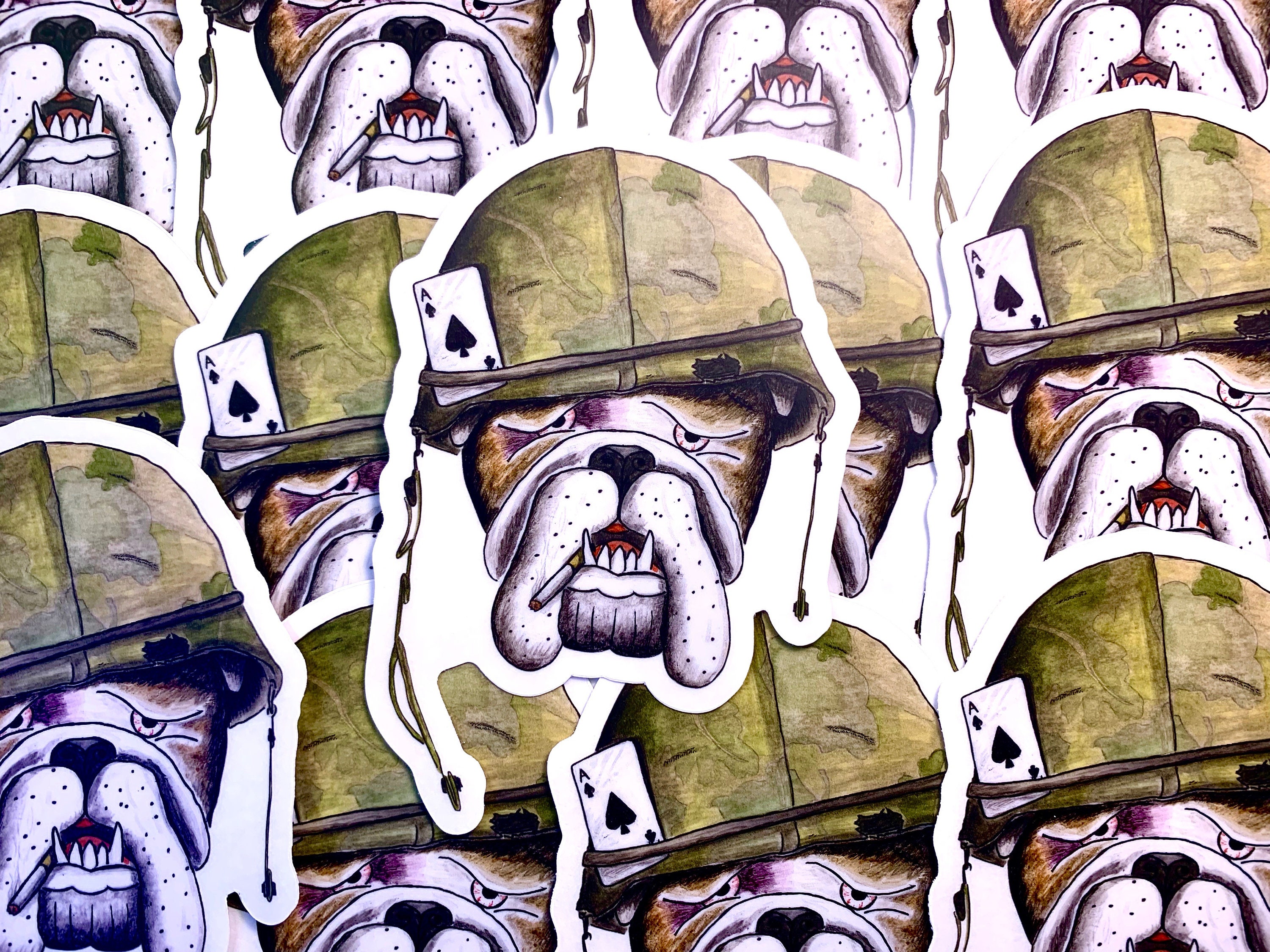 Devil Dog Series Vietnam War Clear Sticker USMC Militar | Etsy