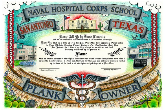 Plank Owner Certificate - Etsy