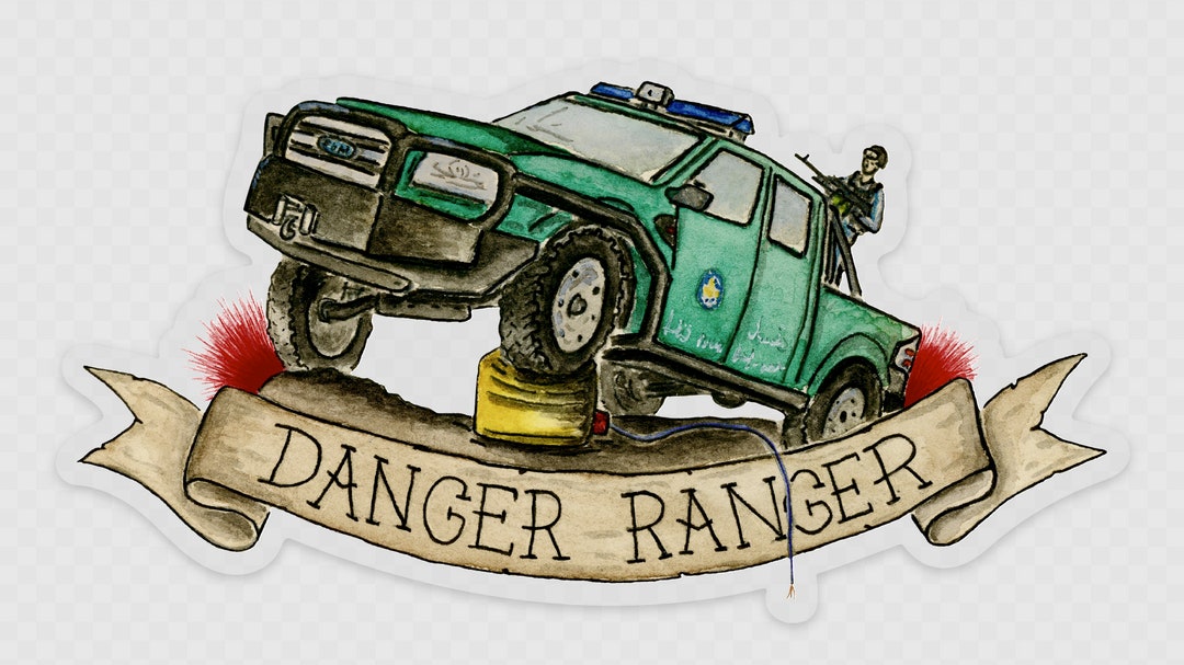 Danger Ranger Clear Sticker, USMC, Military, Marines, Ford Ranger ...