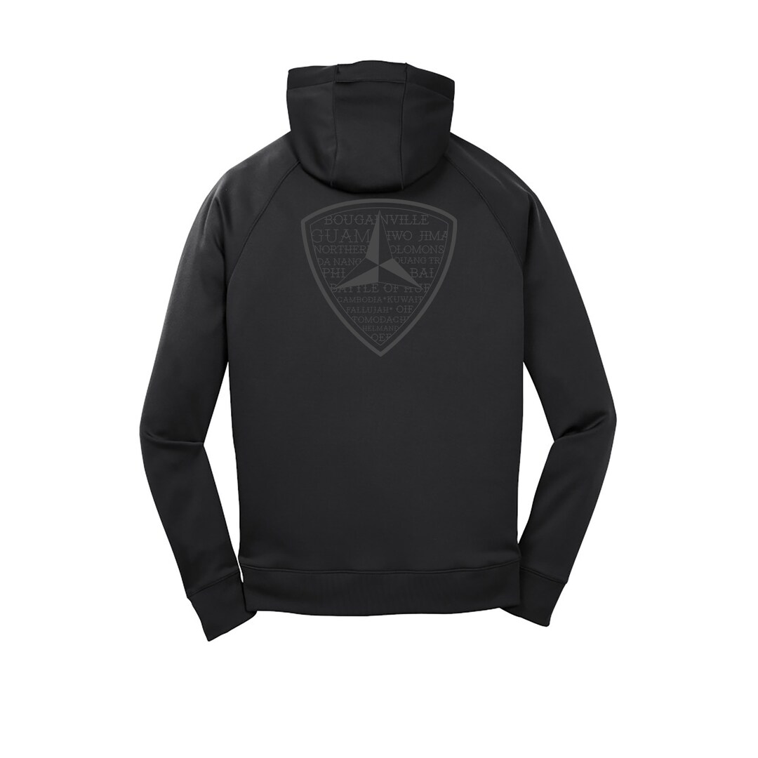 3rd Marine Division Major Battles Polyester Hoodie, Fighting Third ...