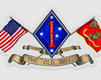 1st Marine Division Sticker - Etsy