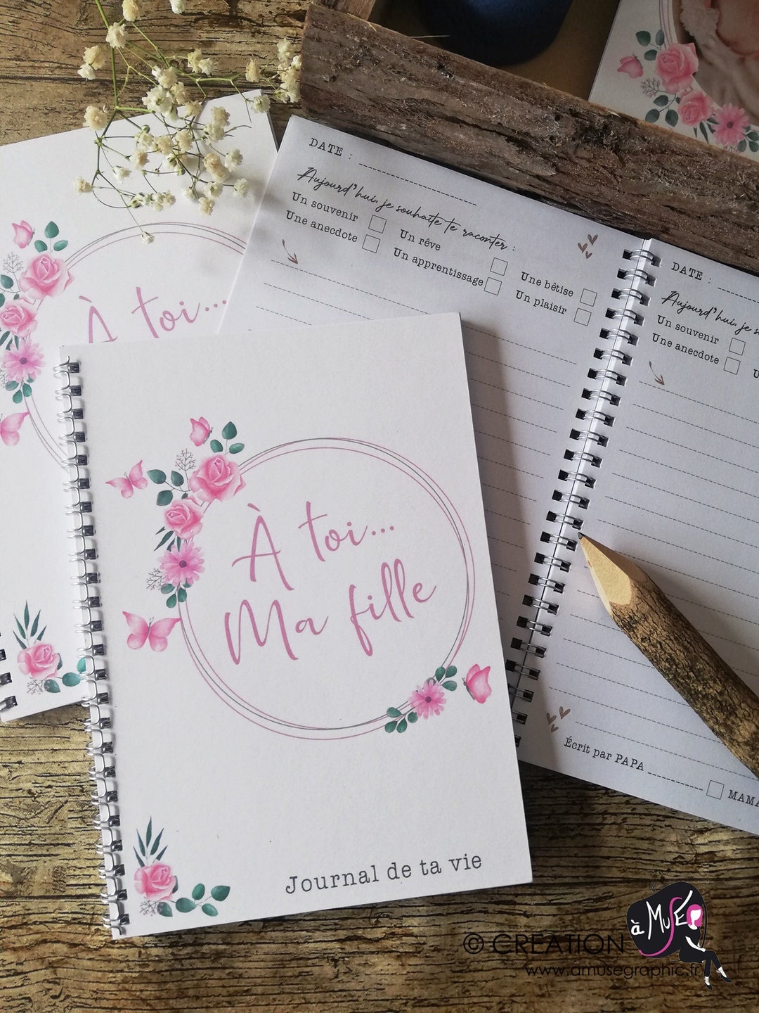 Cahier de tes souvenirs d'enfants et de jeune adulte, bêtises, journal ...