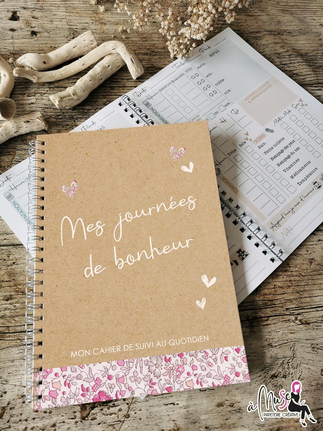 Baby's First Months Tracking Book With Roses - Meals, Naps, Weaning ...