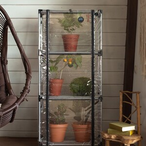 Mini Indoor Greenhouse With Grow Light Sezam XL Compact and - Etsy
