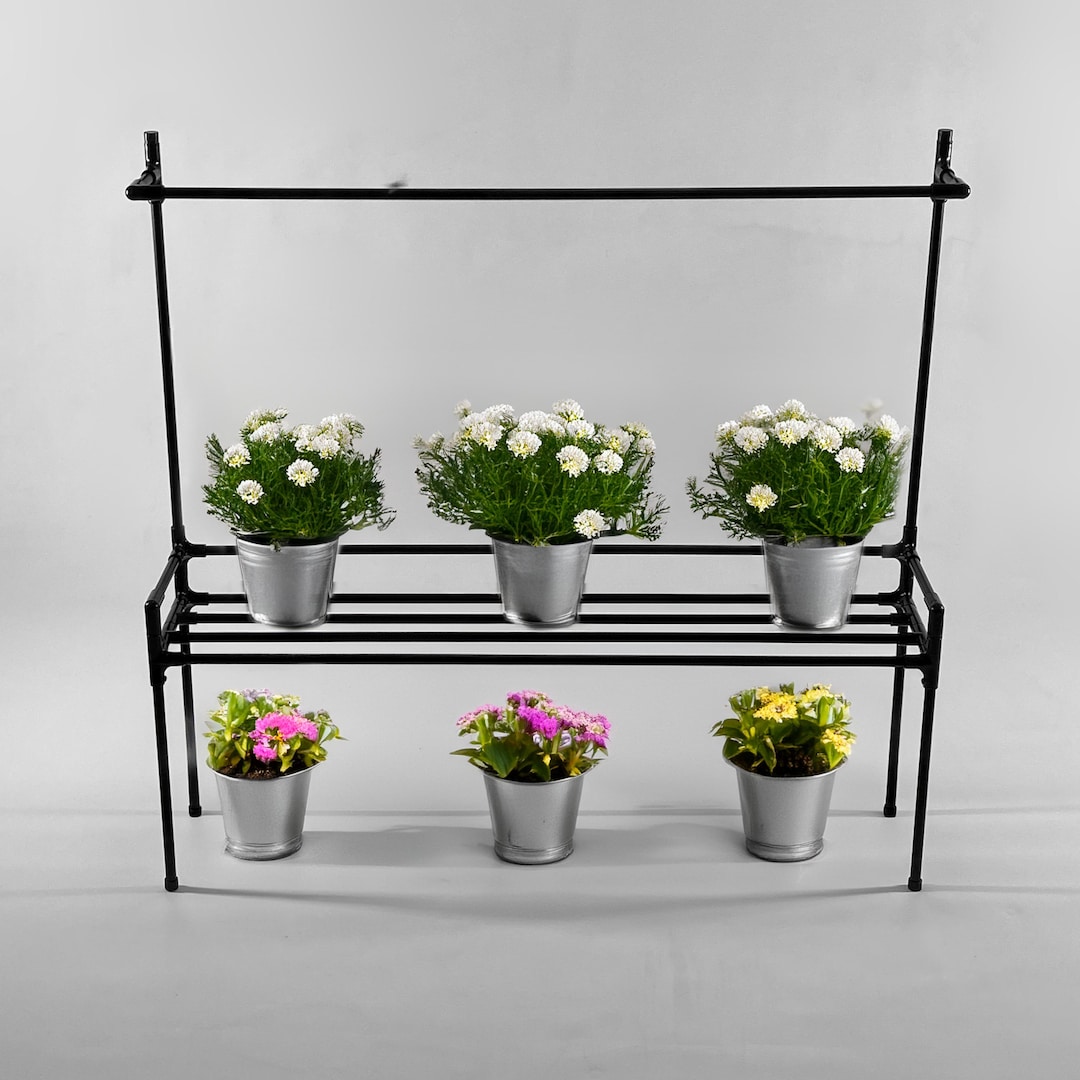 Lucia Plus Indoor Window Plant Stand With Universal Growlamp Holder ...