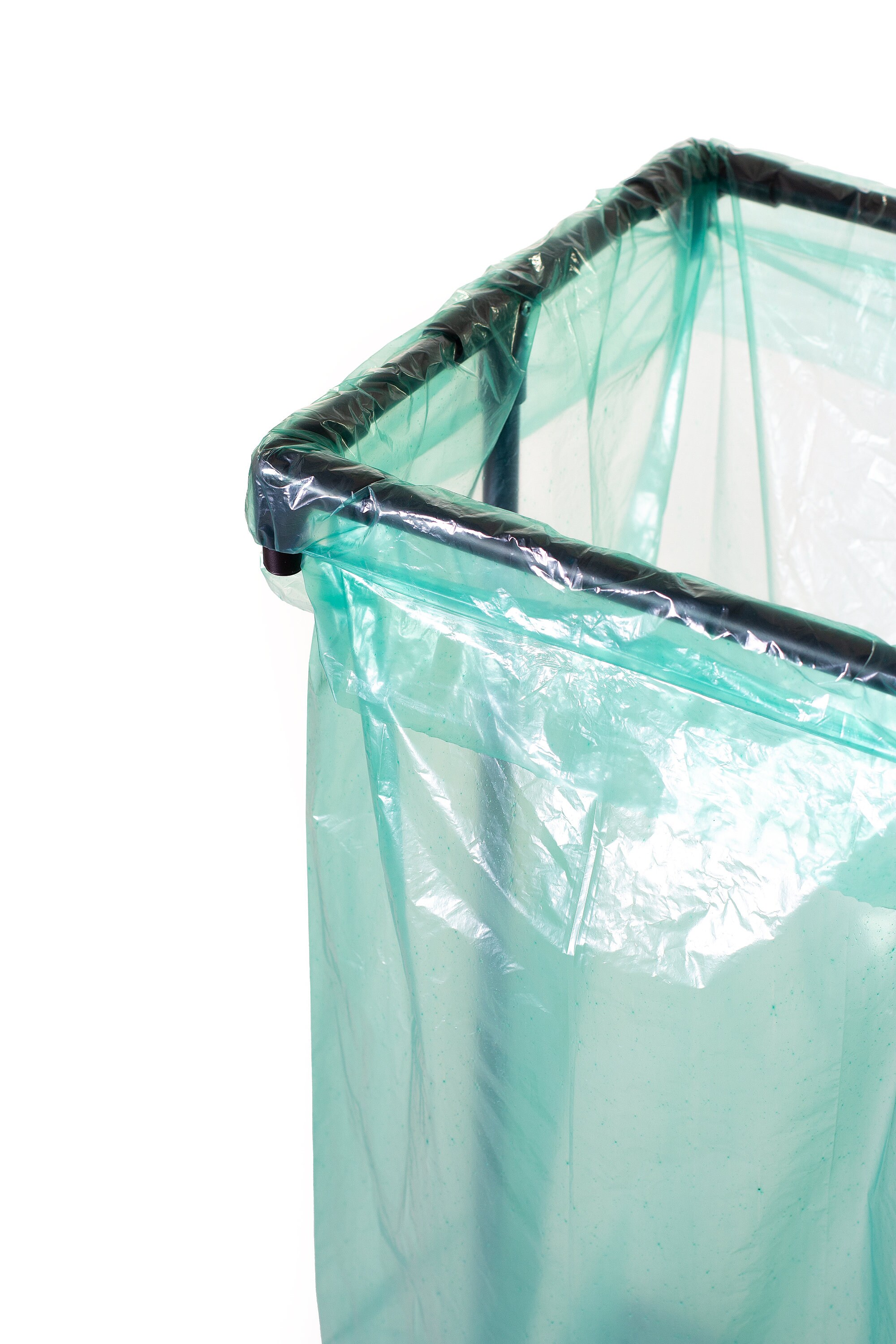 Portable Trash Bag Holder Treho - Expandable Open Dry Waste Container ...