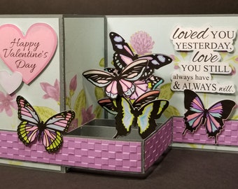 Butterfly valentine | Etsy