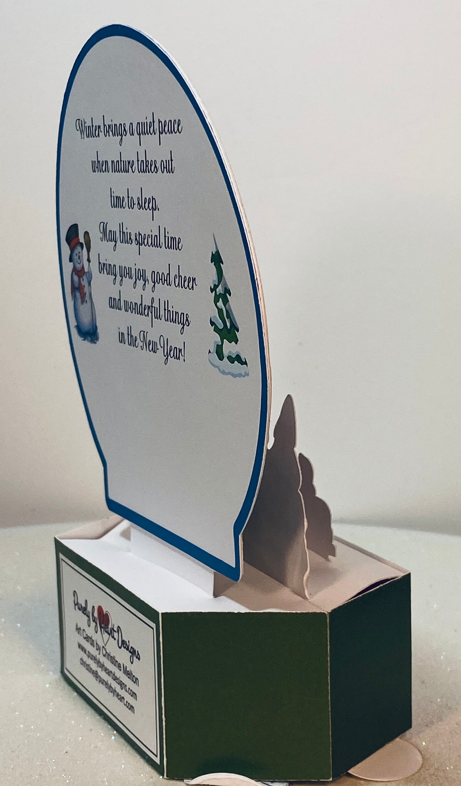 Season's Greetings Snow Globe Pop up Card, Let It Snow, It the Most ...