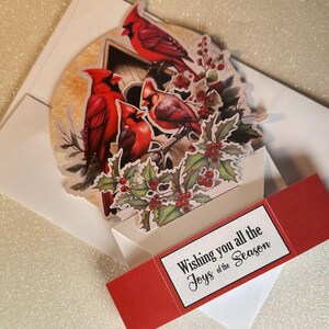 Cardinal Seasons Greetings - Etsy