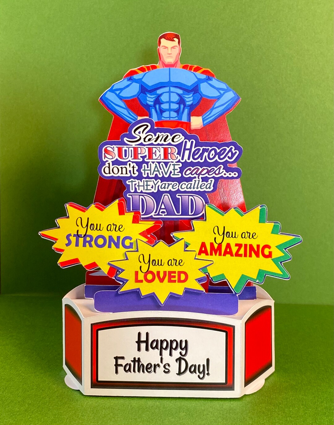 Father’s Day Super Dad - Etsy
