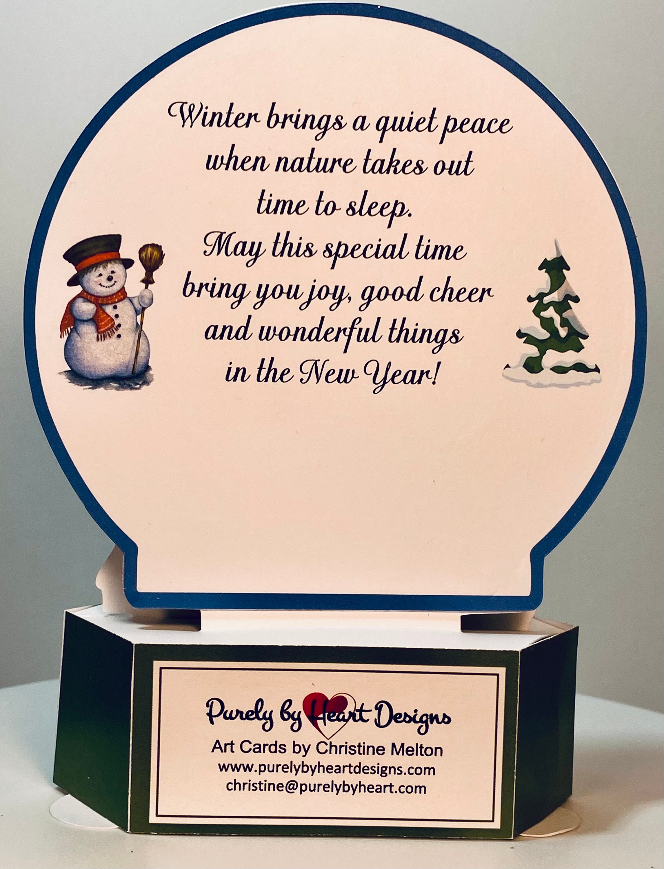 Season's Greetings Snow Globe Pop up Card, Let It Snow, It the Most ...