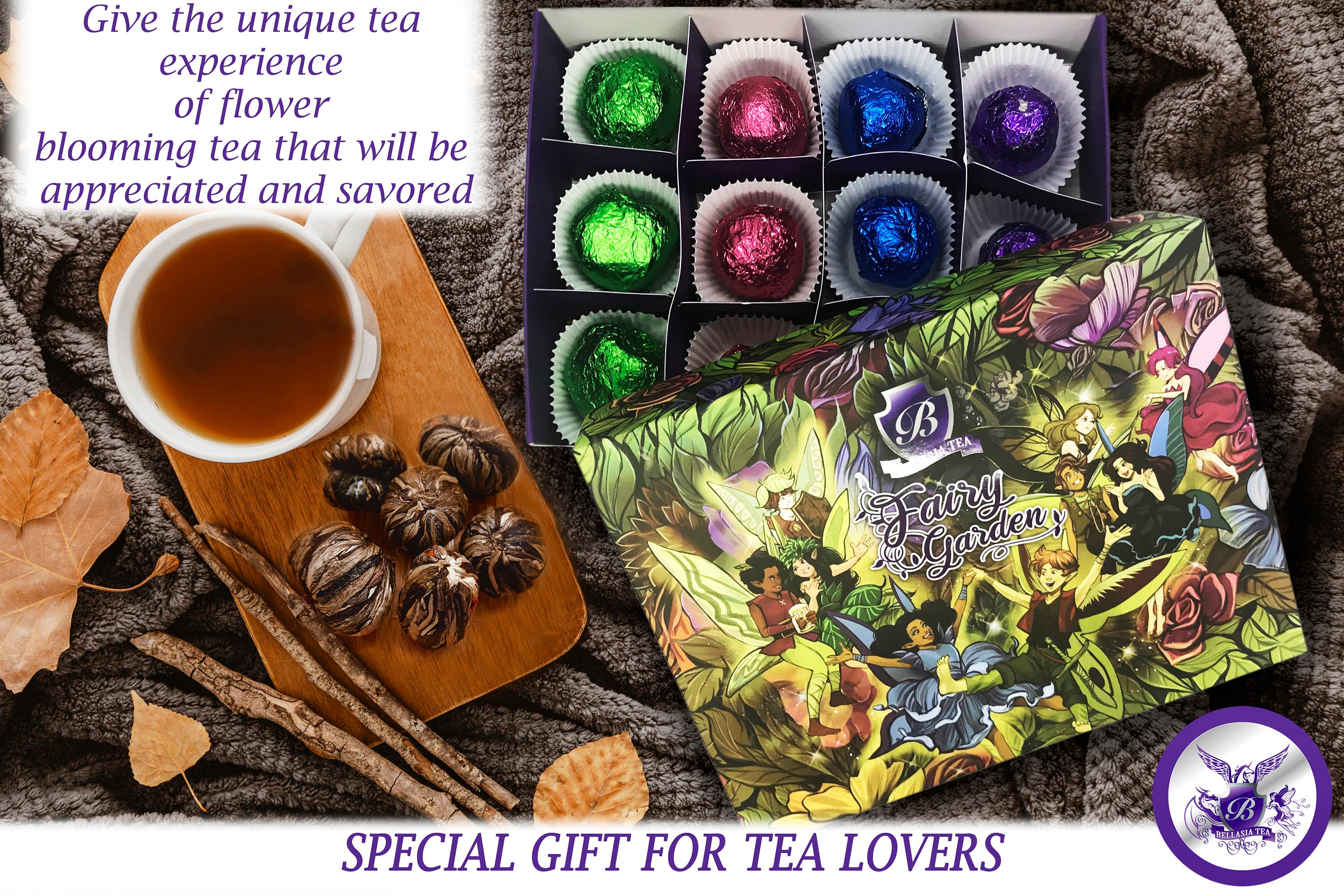 Fairy Garden Blooming Tea Flowers Variety Pack Includes 4 - Etsy