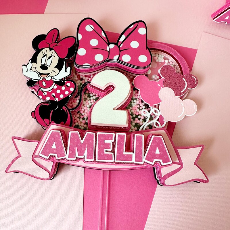 Minnie Mouse Cake Decorations - Etsy