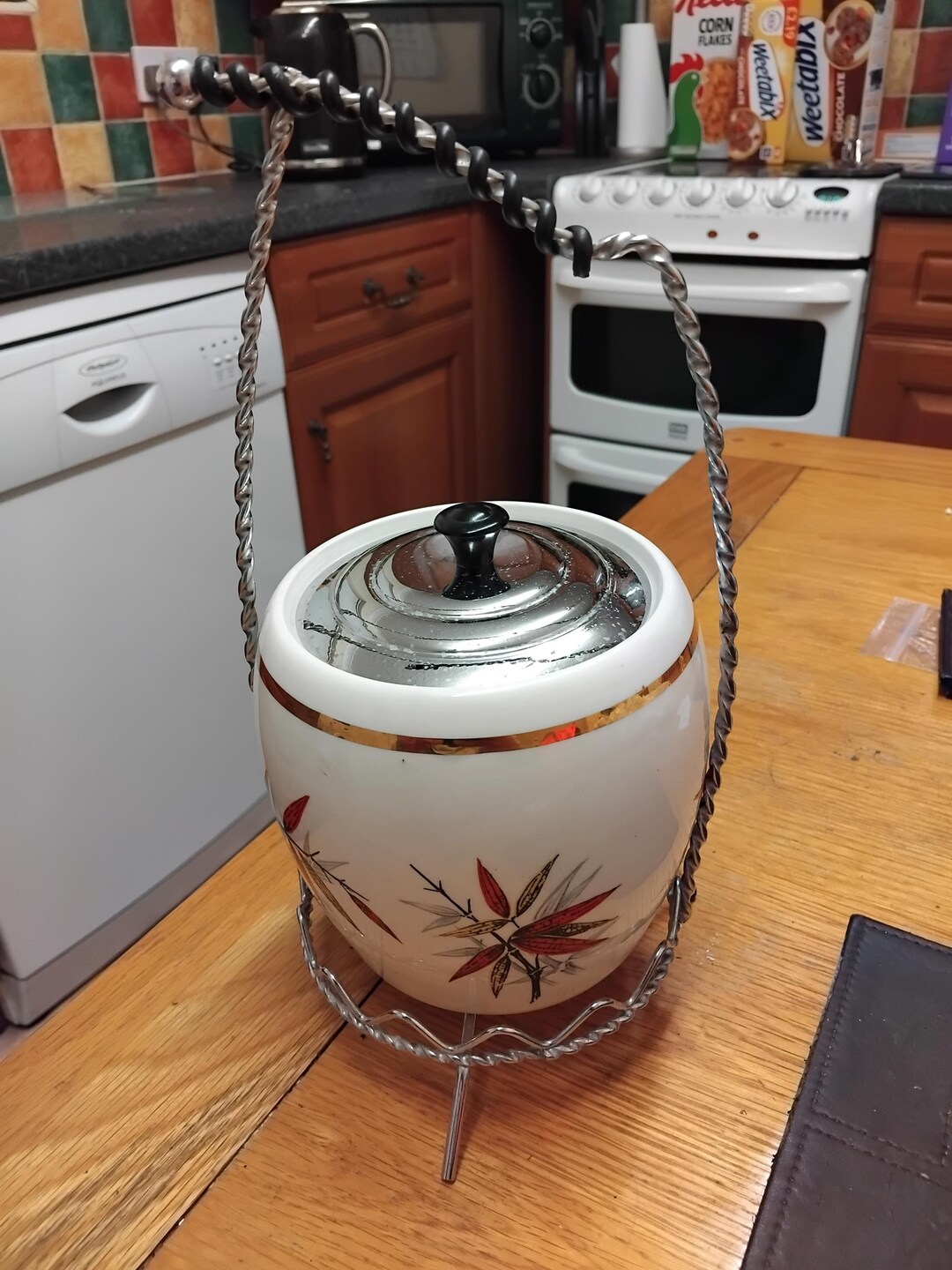 1950S BISCUIT BARREL / With Stand - Etsy