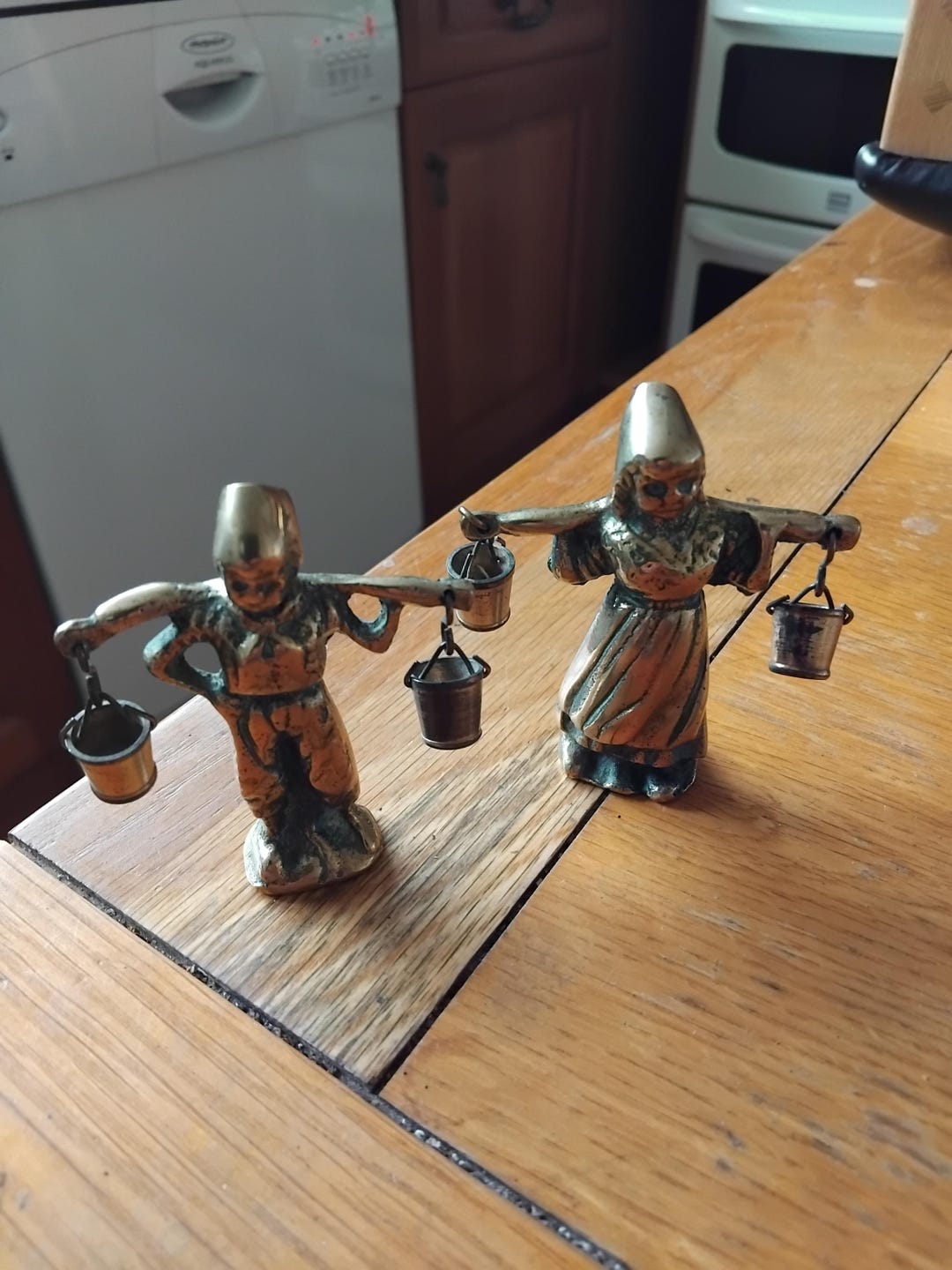 PAIR BRASS DUTCH / Figures - Etsy