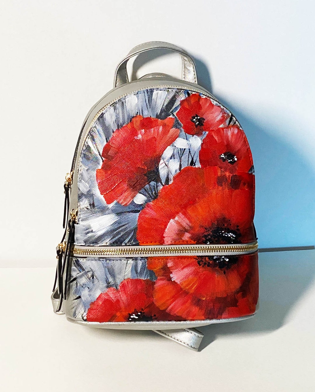 Hand-painted Backpack, Exclusive Artwork. Available for Shipping. - Etsy