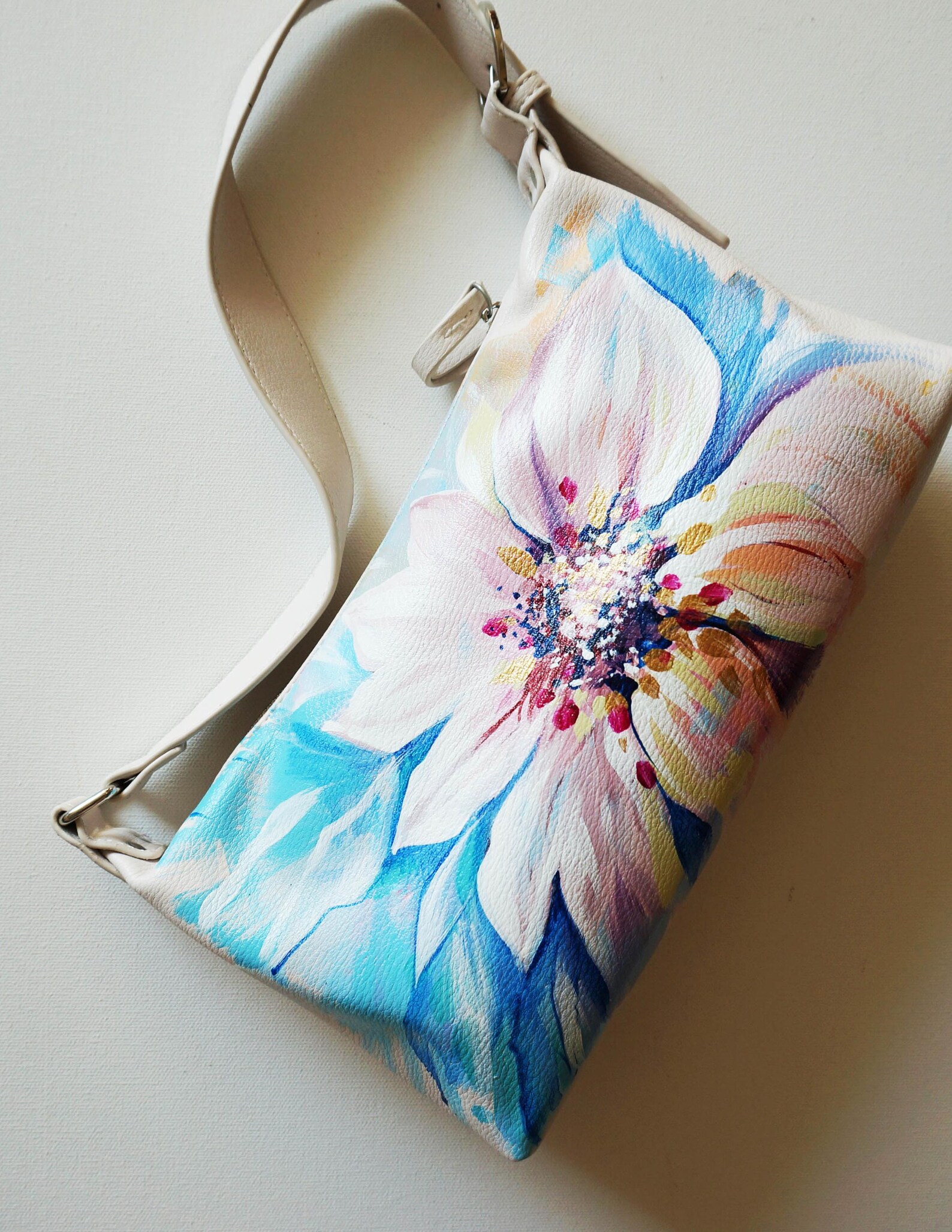 Hand Painted Handbag, Exclusive Artwork. Available for Shipping. - Etsy