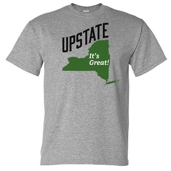 Upstate Its Great Logo Print Tee Shirt Upstate NY T-Shirt - Etsy France