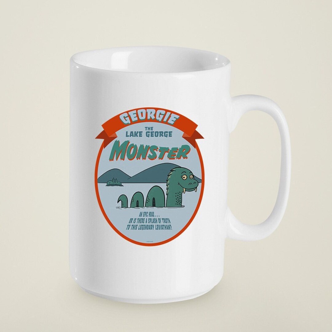 15 Oz. Lake George Monster Georgie Ceramic Mug - Lake Monster NY ...