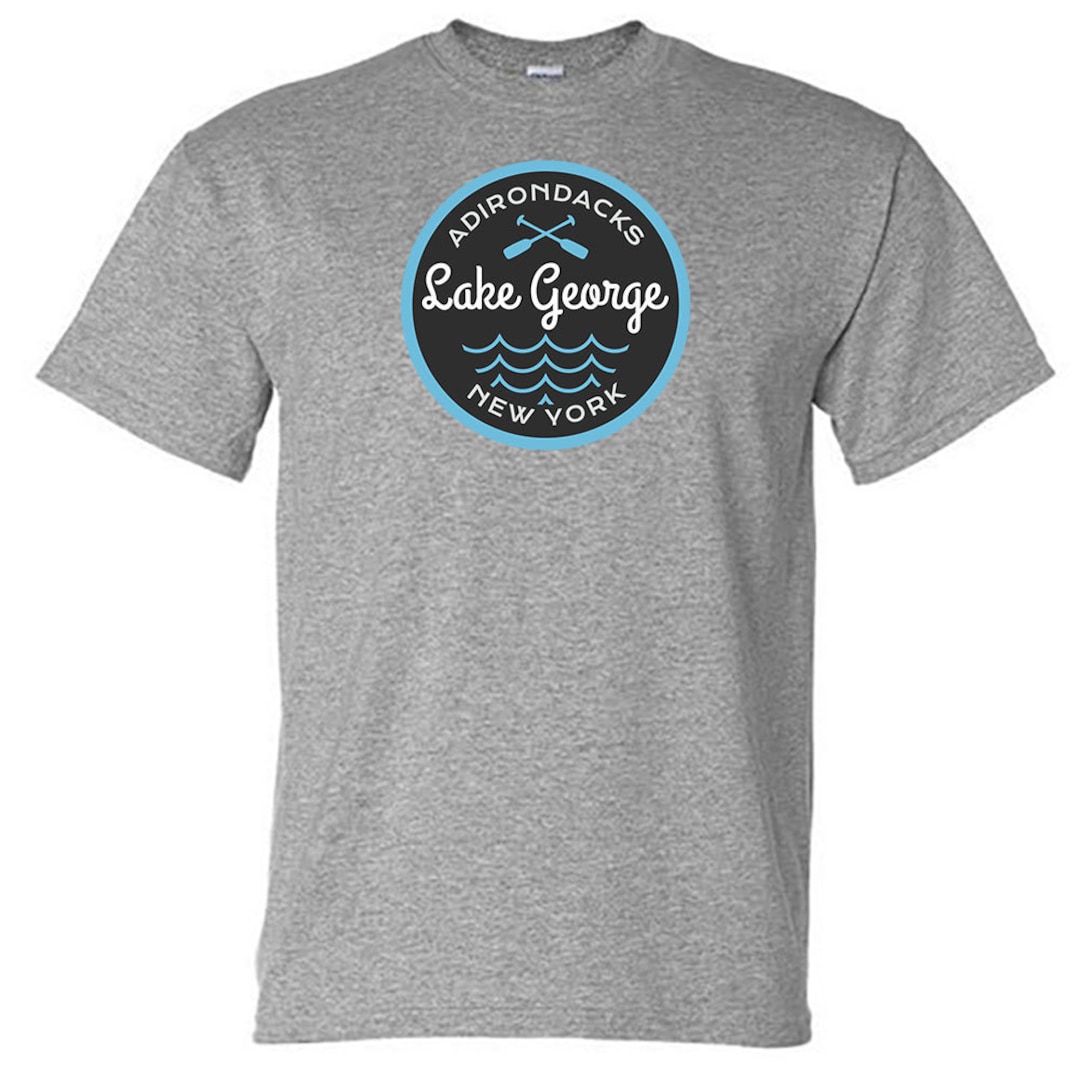 Lake George T-shirt - Lake George Nautical Shirt - Adirondacks Short ...