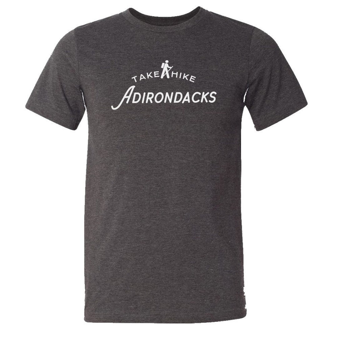 Take A Hike Adirondacks Logo Print Tee Shirt - Eco-friendly T-shirt ...