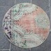 Turkish Circle Rug 32x32 İnches Vintage Handmade Rug Doormat - Etsy
