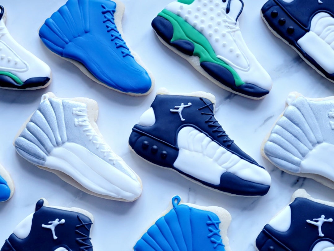 Jordan Retro 12 & 13 Cookies| Jordan Cookies| Basketball Shoe Cookies ...