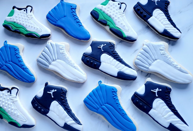 Jordan Retro 12 & 13 Cookies| Jordan Cookies| Basketball Shoe Cookies ...