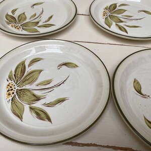 DOVERSTONE Pottery Staffordshire Six Cups, Saucers and Side Plates - Etsy