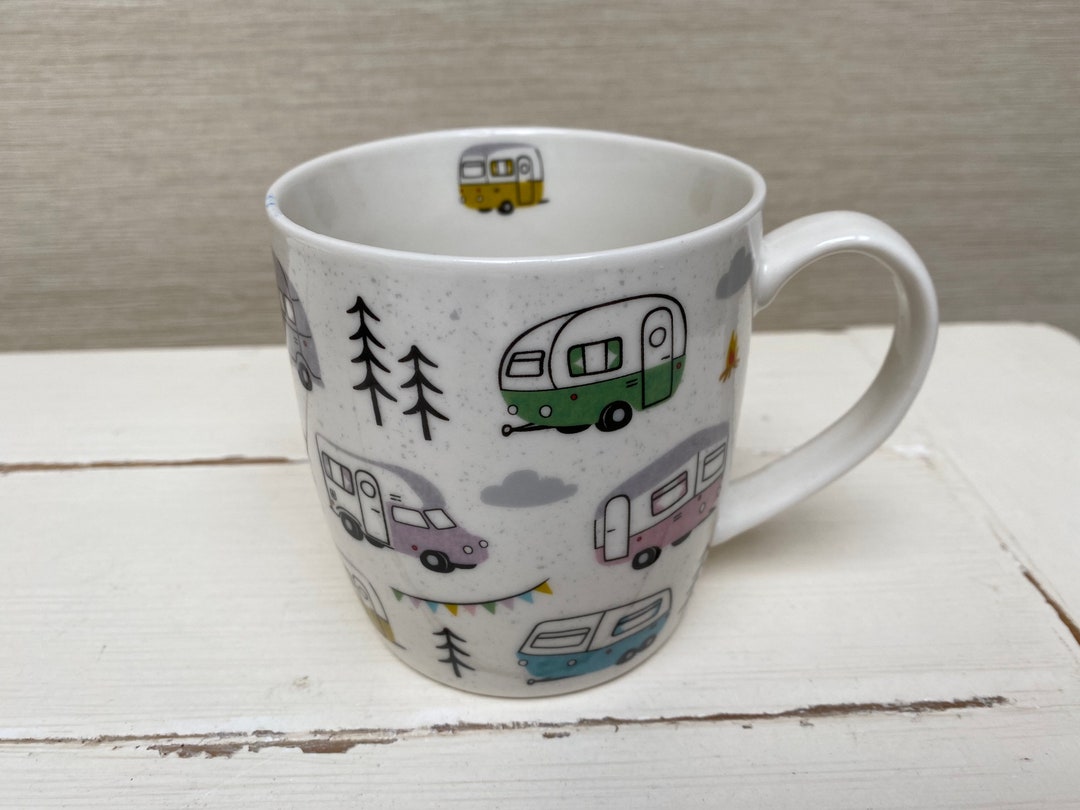 Caravan / Camper Van Ceramic Mug - Etsy