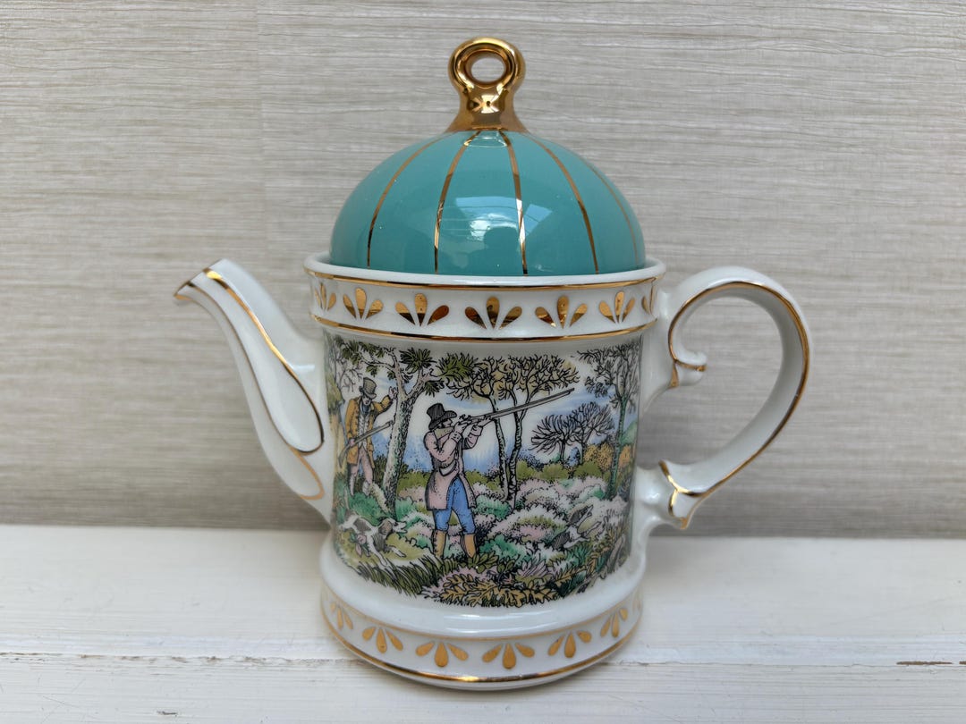 Sadler Teapot - Sporting Scenes of the 18th Century Vintage ...
