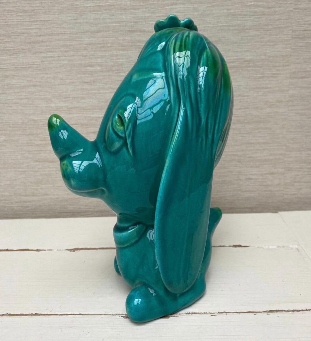 Turquoise Blue Ceramic Dog Money Box / Bank - Etsy
