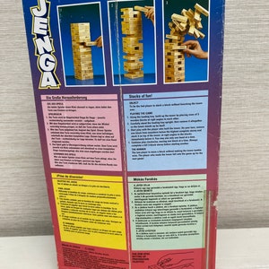 Jenga - MB Games 1988 Rare Collector Retro Rare Vintage - Milton ...