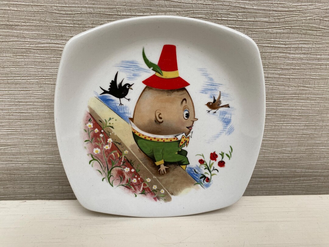 Humpty Dumpty Vintage Midwinter Stylecraft Pin Dish / Trinket Dish Made ...