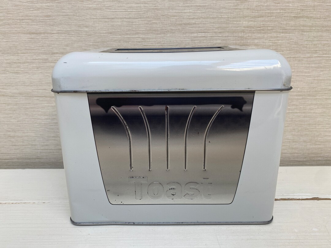 Cream Retro Toaster Novelty Collectable Storage Tin Empty Tin - Etsy