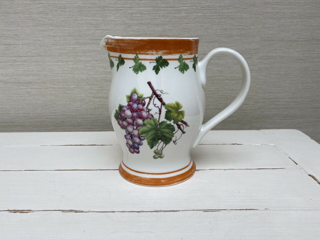 Portmeirion Large Ceramic Pitcher / Jug Alfresco Pomona - Etsy