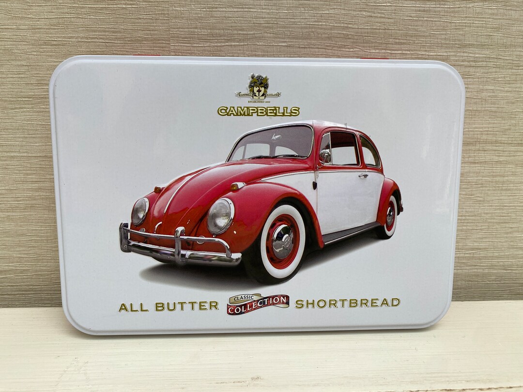 Campbell's Empty Biscuit Tin Beetle Car Red Collectable Novelty Gift - Etsy