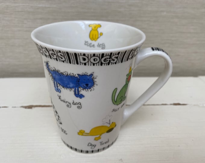 Dema Designs Dog Mug Fine Porcelain - Etsy