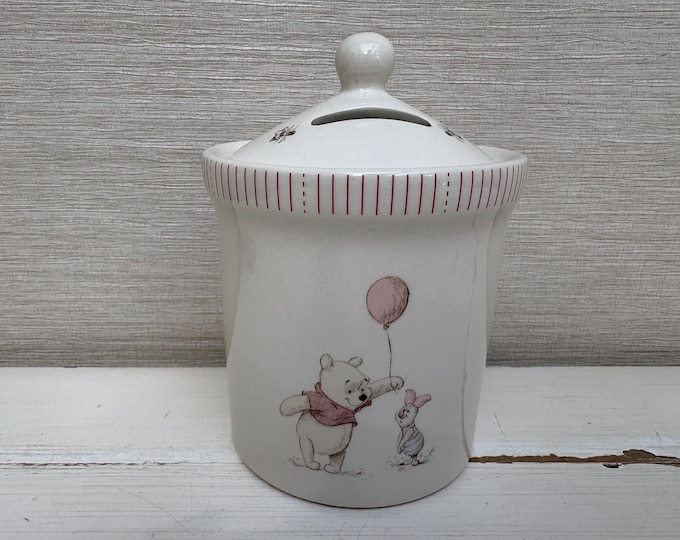 Winnie the Pooh and Piglet Money Box Disney Ceramic M&S Marks and ...
