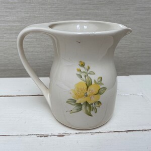 Kernewek Pottery Vintage Floral Jug Cornwall England - Etsy