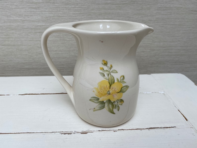 Kernewek Pottery Vintage Floral Jug Cornwall England - Etsy