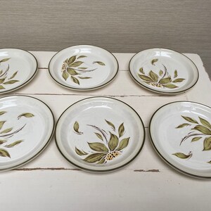 DOVERSTONE Pottery Staffordshire - Six Cups, Saucers and Side Plates ...
