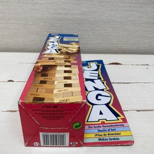 Jenga - MB Games 1988 Rare Collector Retro Rare Vintage - Milton ...