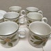 DOVERSTONE Pottery Staffordshire Six Cups, Saucers and Side Plates - Etsy